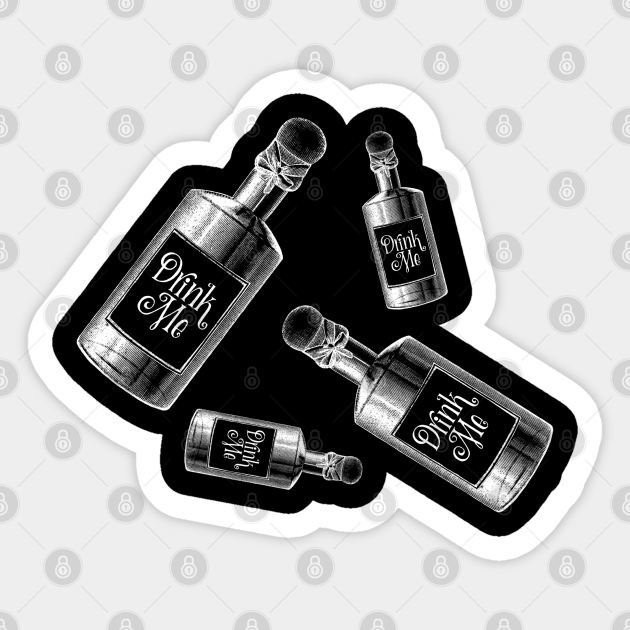Drink Me Alice In Wonderland Mental Health Awareness Goth Fashion drink-me-alice-in-wonderland-mental-health-awareness-goth-fashion